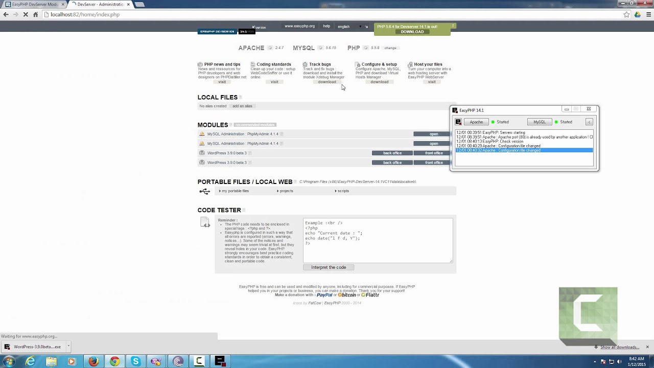How to Install WordPress Offline using EasyPHP DevServer