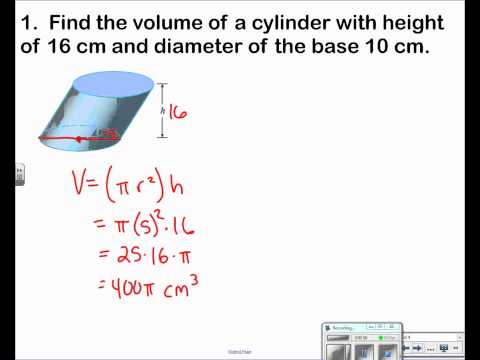 Cylinders | CK-12 Foundation