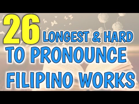 List of Longest Filipino Words with Tagalog Translation