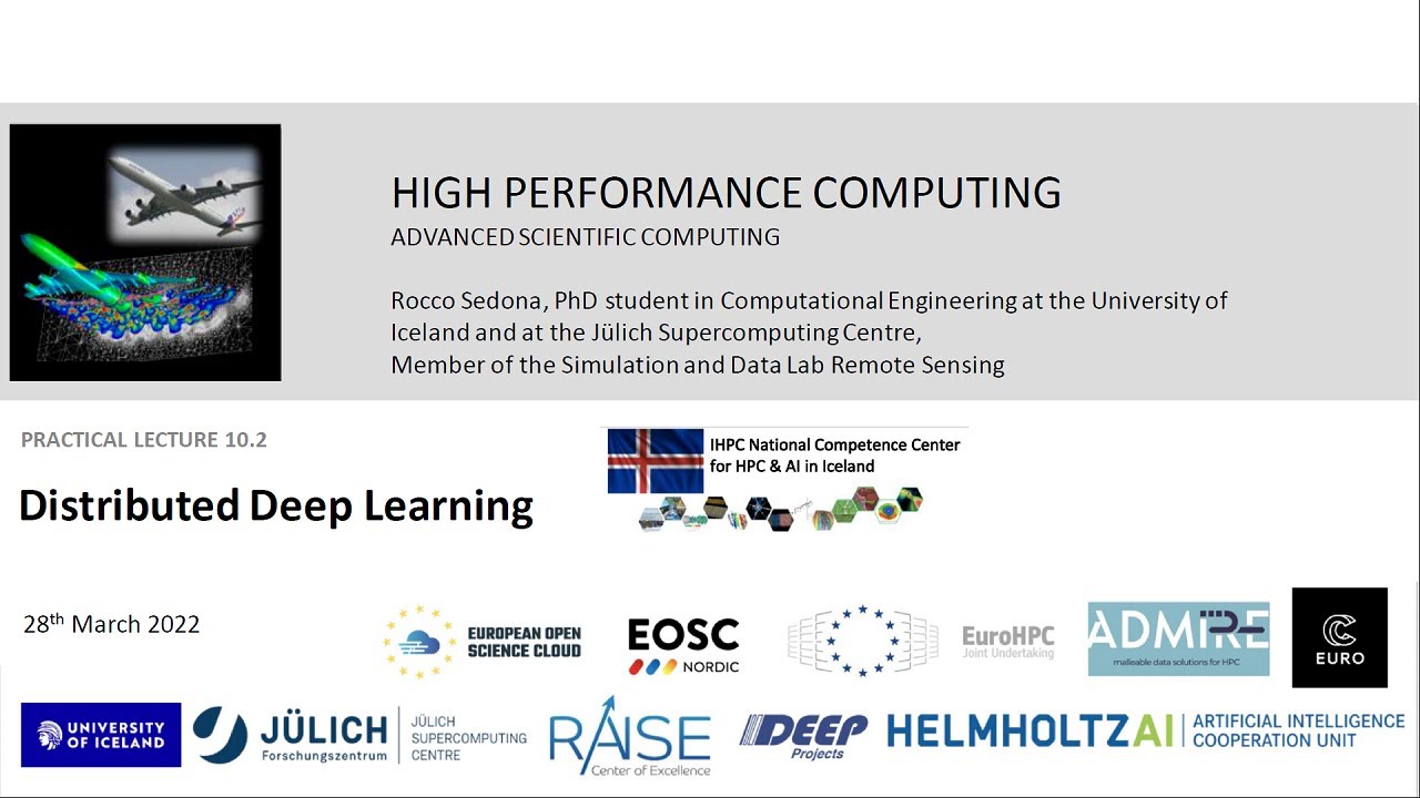 2022 High Performance Computing Practical Lecture 10.2 Distributed Deep Learning Part1 👨‍💻