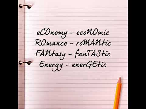 pronunciation of words that end in the suffix IC