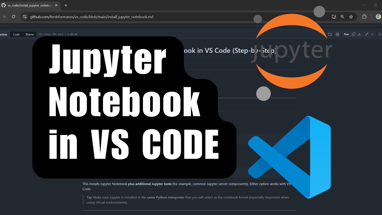 🧑‍💻 HOW TO SETUP JUPYTER NOTEBOOK IN VS CODE (STEP BY STEP)