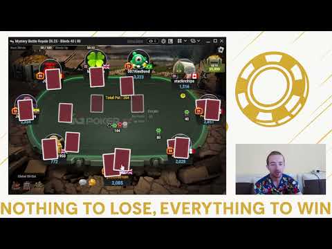 Going All-In With AQo On First Hand - 19th June - #mysterybattleroyale #ggpoker #dailyfreebie #poker