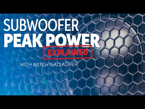 What Is Subwoofer Peak Power?