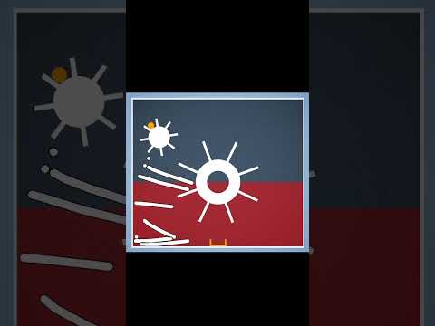 playing brain it on! place the ball in the orange box #shorts