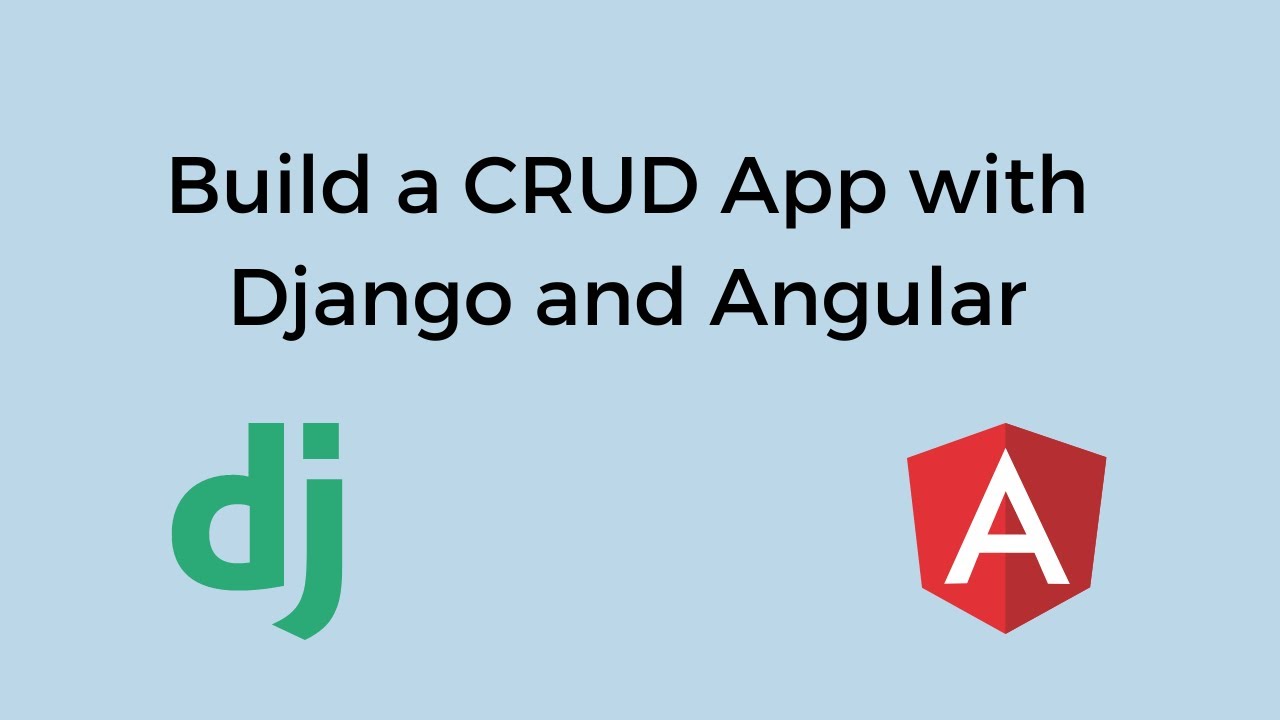 Django Angular CRUD Operations | Full Stack Web Development Tutorial