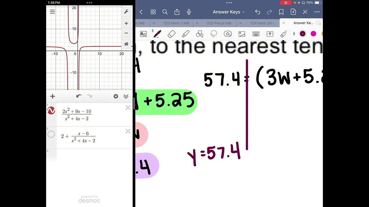 S25 NC Math 3 EOC Review #1