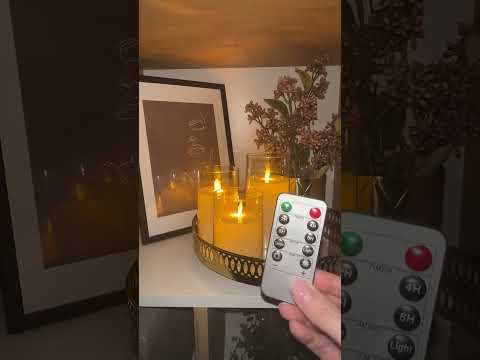 Battery-Powered Candles for a Cozy Glow #candles #cozyhome