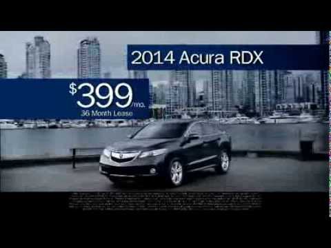 Jeffrey Acura 2014 RDX Special Lease offer