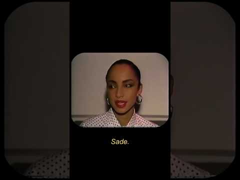 Legendary SADE Explains The Origin of Her Name and How She Kept SADE. Black Is Beautiful ๐ ๐ #sade