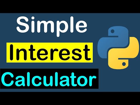 How to create Python Program to Calculate Simple Interest | Python Simple Interest Calculator