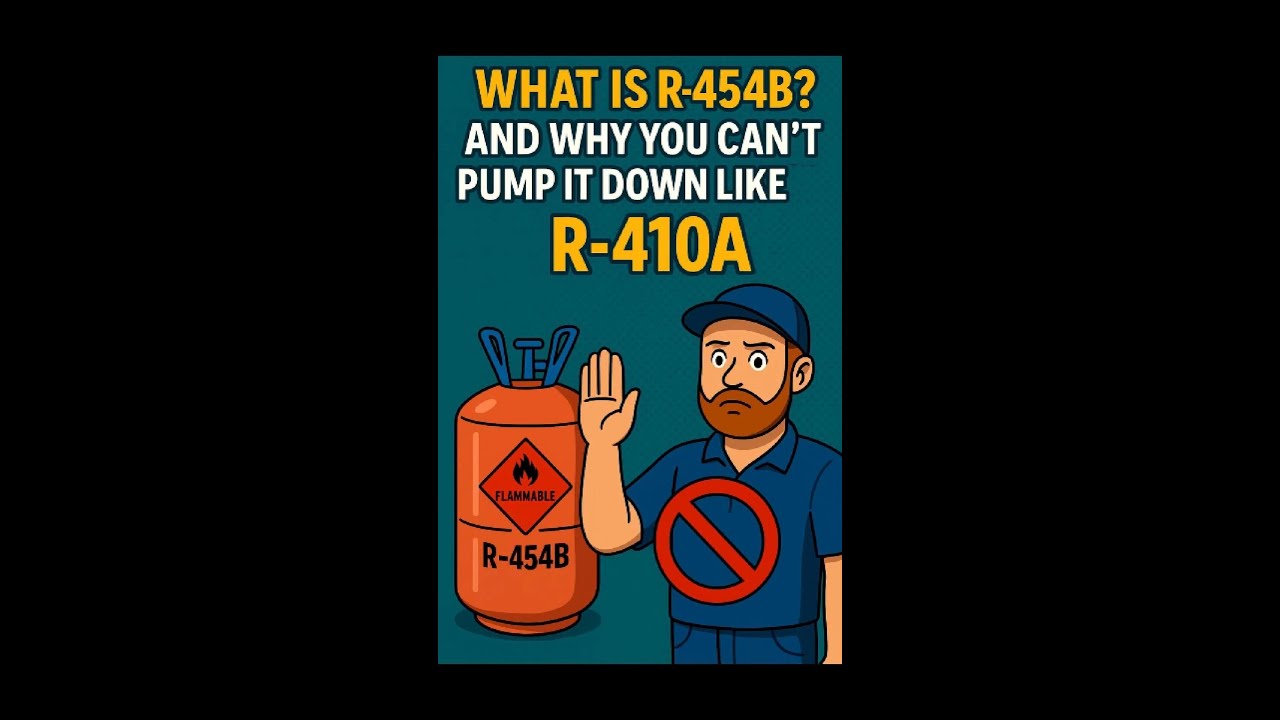 What is R-454B? And why you cant pump it down like R-410A