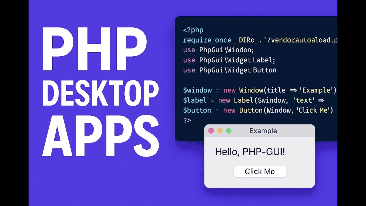 Build Desktop Apps in PHP? Discover PHP-GUI – The Future of PHP Development!