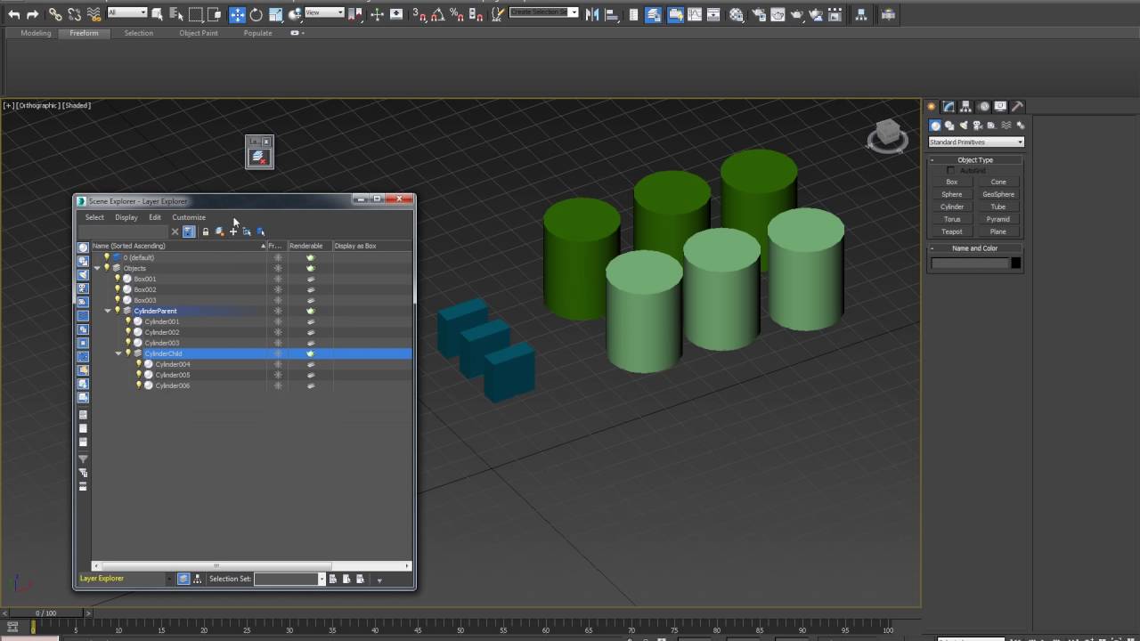 Scene Explorer Delete Extension - Tools - 3D Studio Max 2016