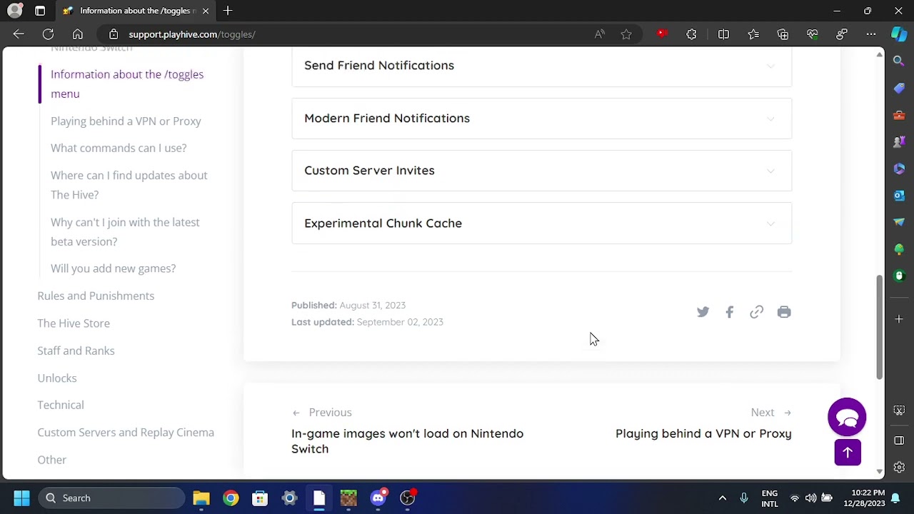 Sidebar problem on the support website - Closed Bug Reports - The Hive Forums