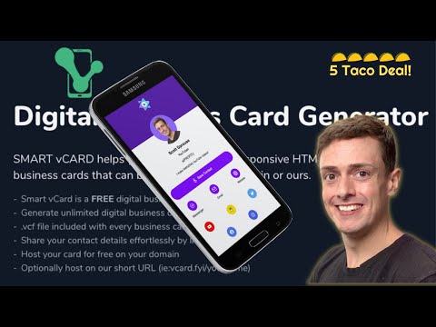 Smart vCard Free Digital Business Card Generator Review (Appsumo Deal)