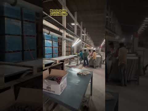 Manufacturing of Vitrified tiles ii n factory PGVT-GVT PORCELAIN TILE #viral #marble #tiles