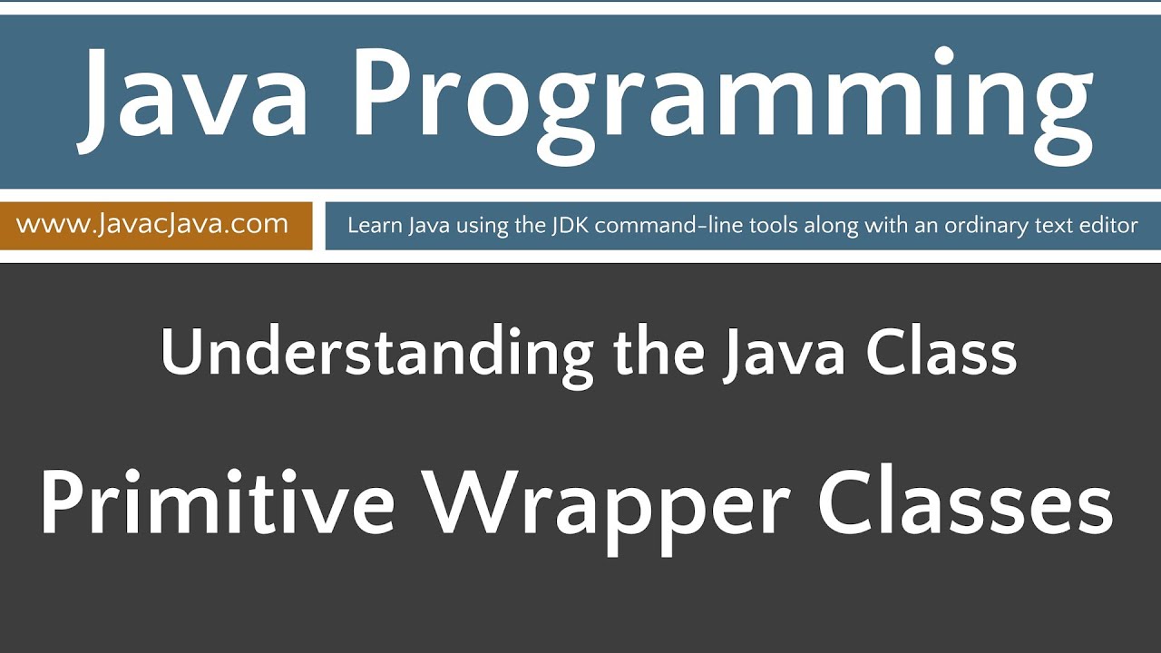 Learn Java Programming - Primitive Wrapper Classes Tutorial