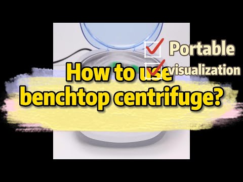 How to use benchtop centrifuge?