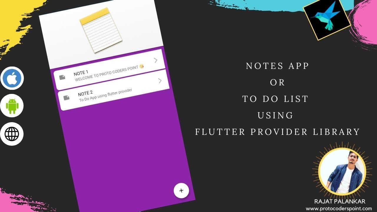 Flutter Provider   Notes to do list app tutorial