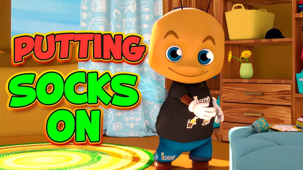 Putting Socks On | Pin Pun Pan Kids | Ziggy's Self Help Series