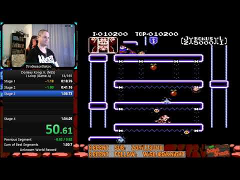 DK Jr. (Game A) 1:28.467