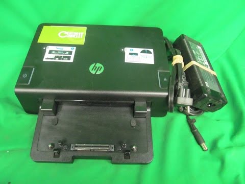 HP Advanced Docking Station HSTNN-I10X 575321-001 and EliteBooks setup 120W PS UnBoxing buy for $15