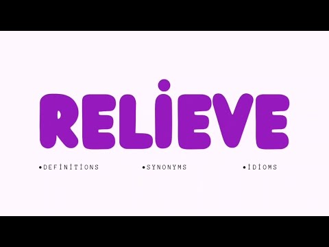 Synonyms of "Relieve" 🧘🏻♀️