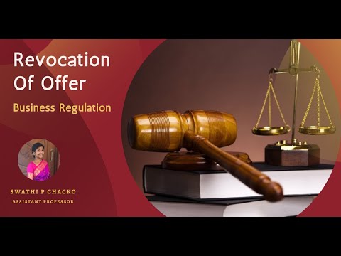 Revocation Of Offer