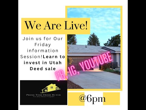 Investing in Utah Real Estate Market via Tax Deed sales~ the Need to know! ( Updated)