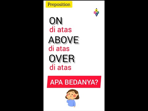 Apasih beda on, over, dan above? simak video ini ya..@Catatanmuslim_3R