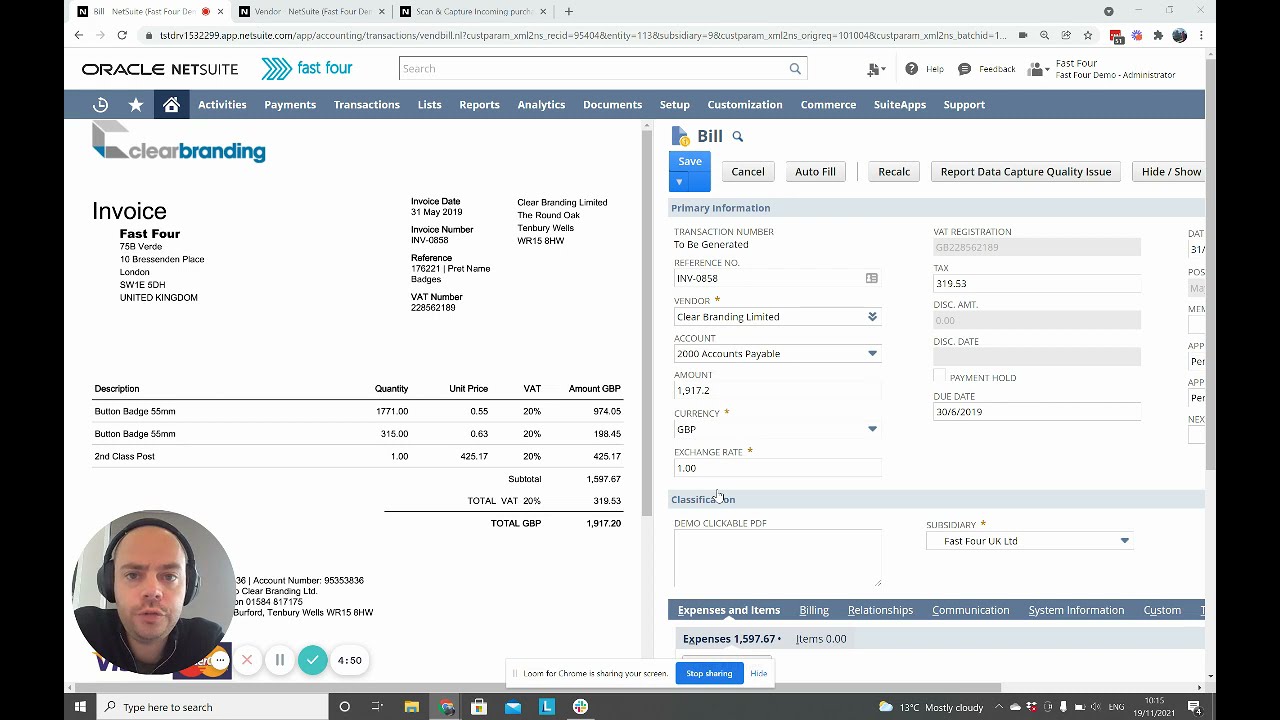 Scan&Capture self-learning clickable PDF feature short demo