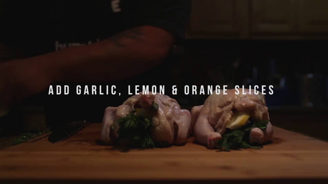 Cornish Hen - Citrus Garlic Roasted