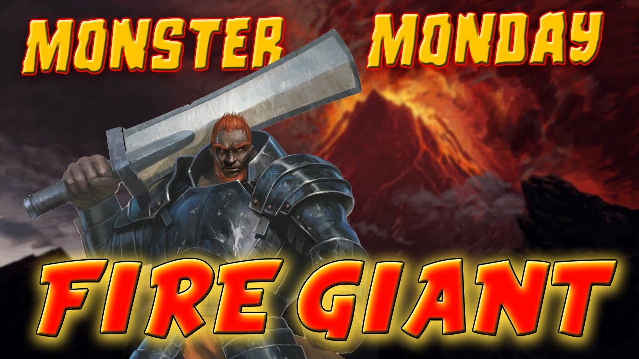 Monster Monday: Fire Giants - D&D, Dungeons & Dragons monsters