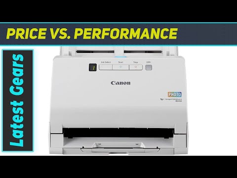 Canon imageFORMULA RS40: The Best Photo and Document Scanner for High-Speed, Quality Scanning!
