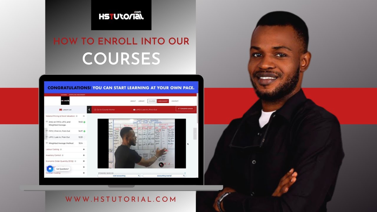 How To Enroll in our Online Tutorial Courses - www.hstutorial.com
