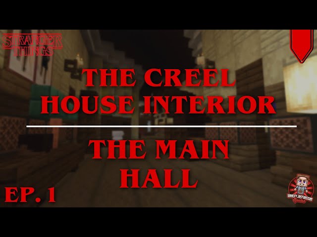 The Creel House interior from Stranger Things Season 4!! Minecraft Map