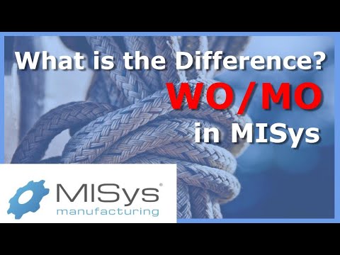 What is the Difference Between Manufacturing Orders and Work Orders in MiSys Manufacturing?