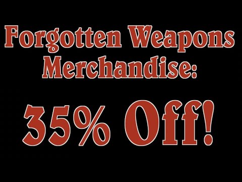 Forgotten Weapons Merchandise 35% Off!