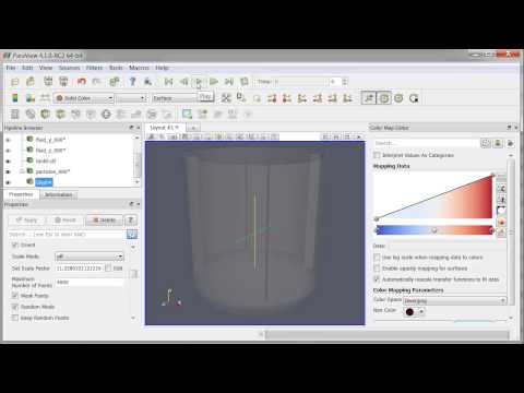 Visualizing M-Star DMT Output using ParaView: Part II: Particles