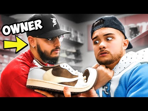 Creasing Sneakers In Sneaker Stores!