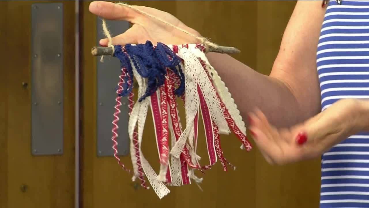 DIY:  American Ribbon Flag