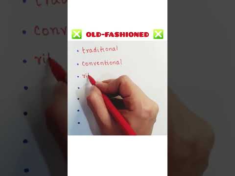 synonyms | synonyms of old-fashioned | english | english grammar #trending#viral
