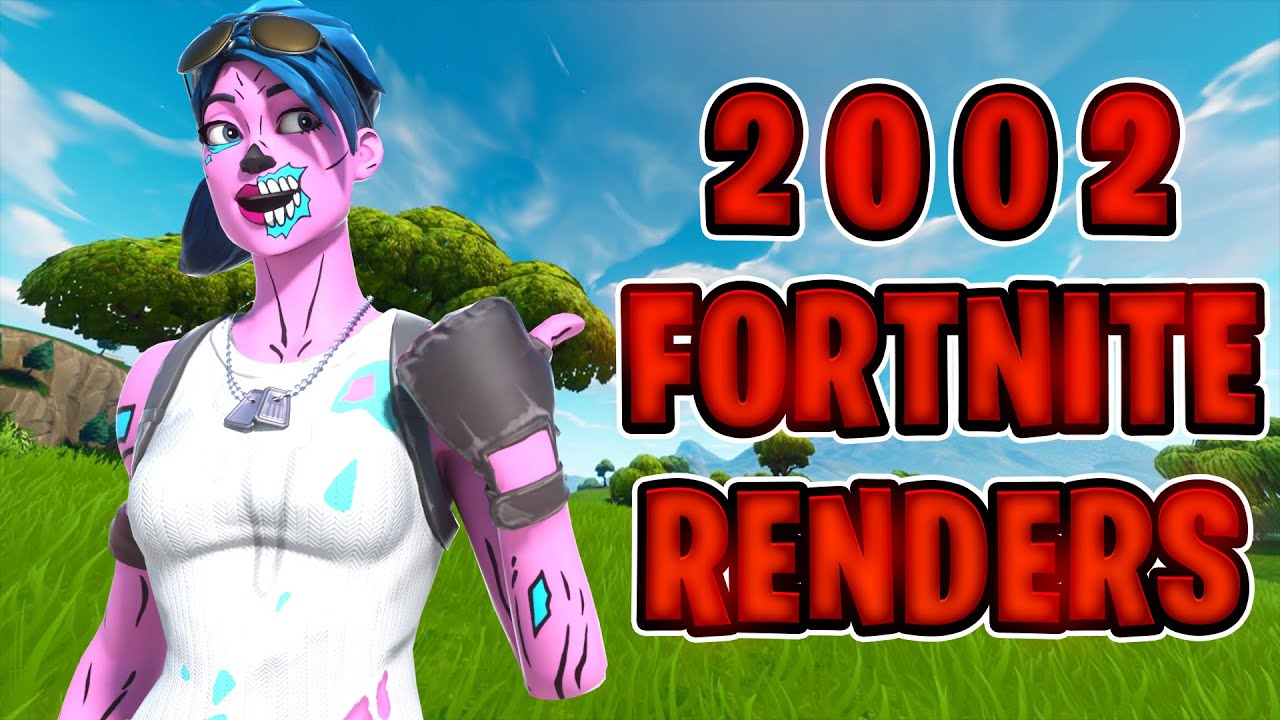 BIGGEST FORTNITE RENDER PACK! 2002 RENDERS IN ONE FILE • ALLIN PACK