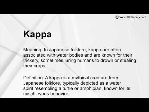 Kappa Meaning