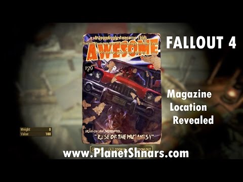 Astoundingly Awesome Tales #14 - Rise of the Mutants - Magazine Location - Trinity Plaza - Fallout 4
