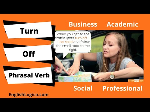Turn Off Phrasal Verb Meaning | How to Use Turn Off in English | Business English Vocabulary