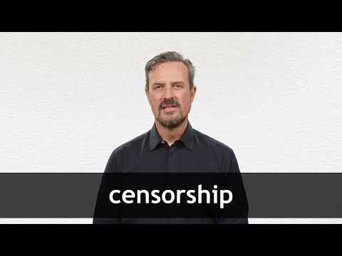 How to pronounce CENSORSHIP in American English