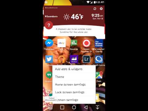 LG G4 Weather Animation setup