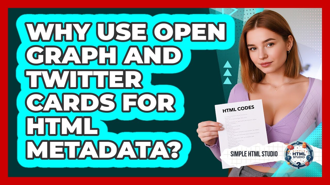 Why Use Open Graph And Twitter Cards For HTML Metadata? - Simple HTML Studio